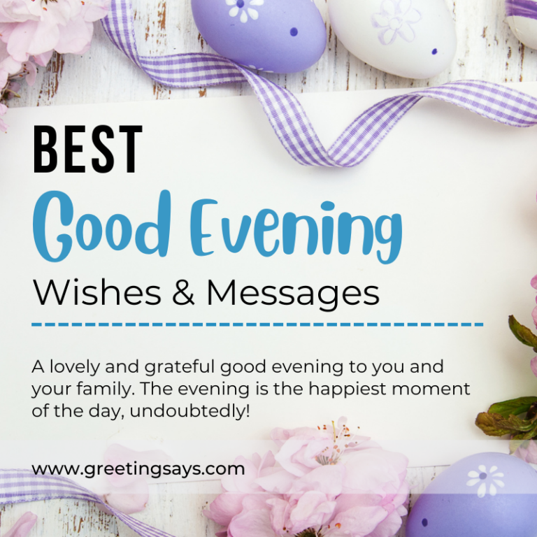 Good Evening FB Status | Evening Status Caption