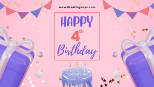 Happy 4th Birthday