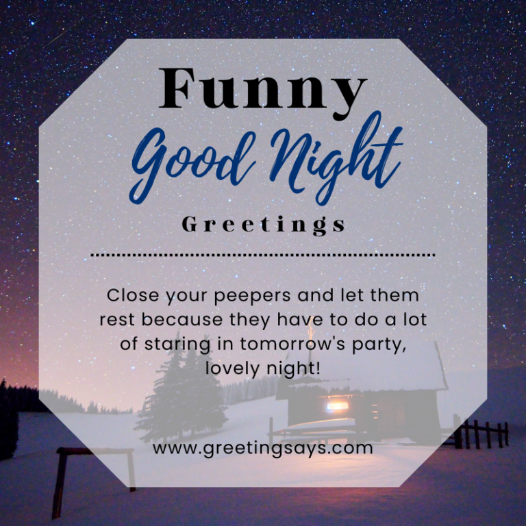 Funny Night Sayings