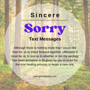 Sorry for Breaking Your Heart