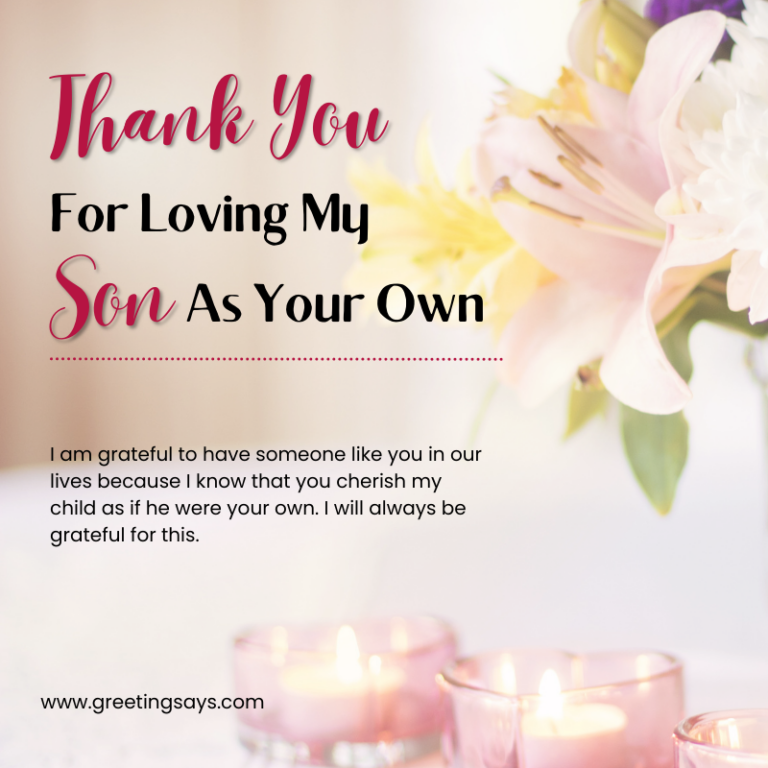 Thank You For Loving Us As Your Own