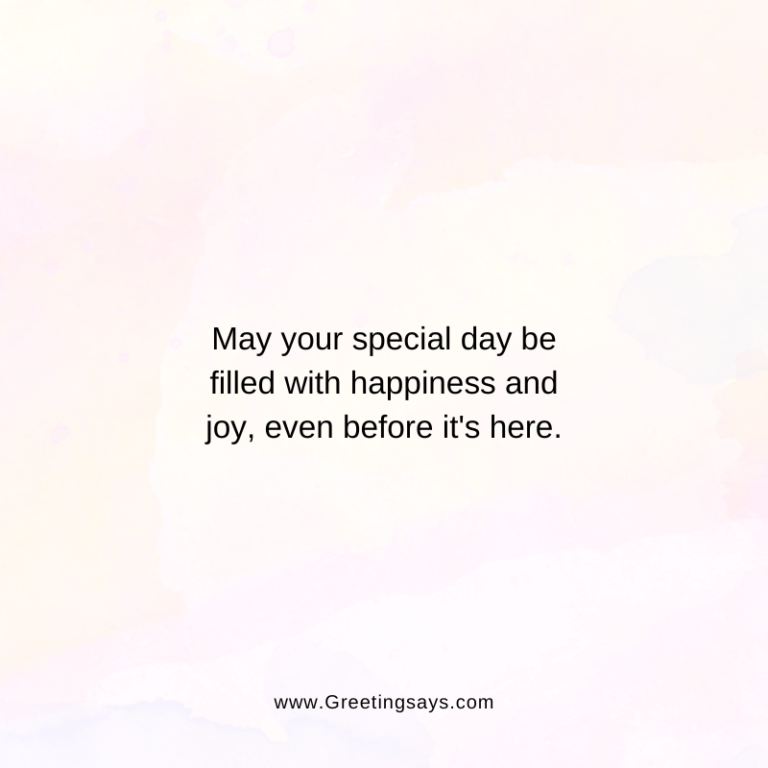 Happy Early Birthday Wishes