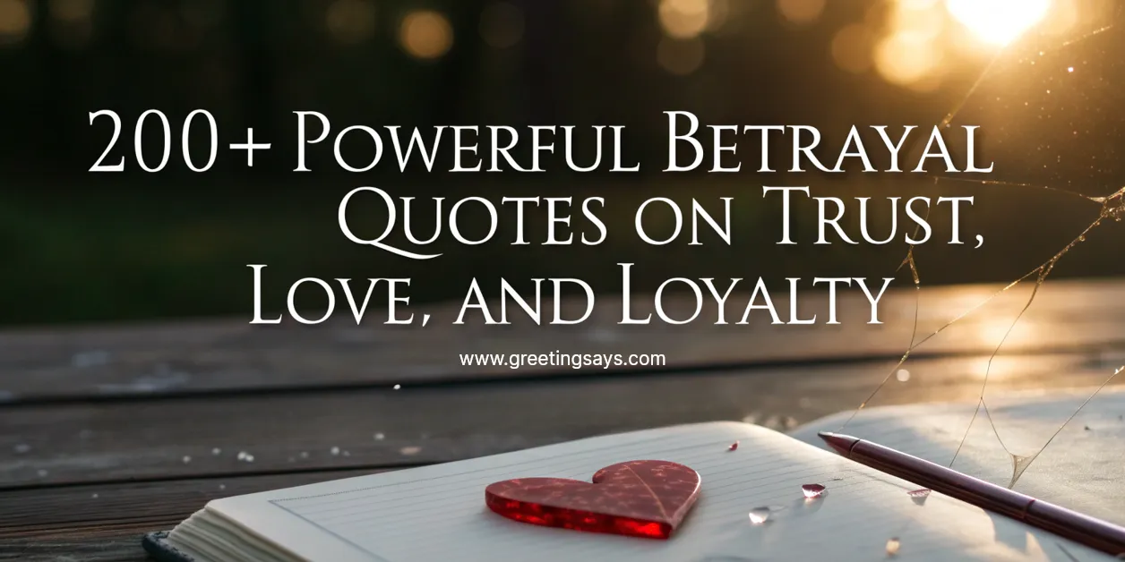 200+ Powerful Betrayal Quotes on Trust, Love, and Loyalty - Greeting Says