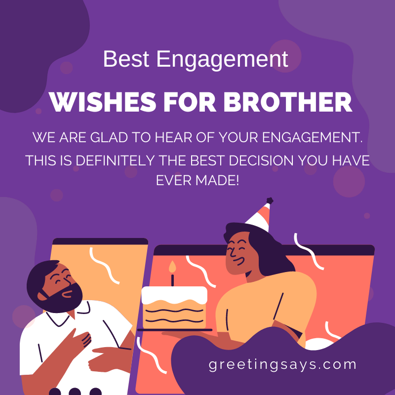 Engagement Wishes for Brother